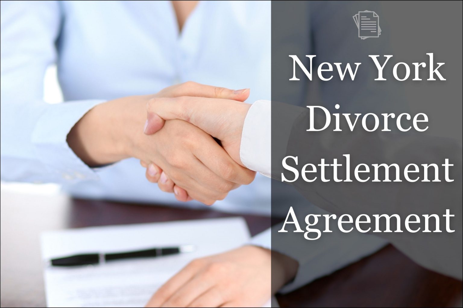 New York Divorce Settlement Examples (Word/PDF)